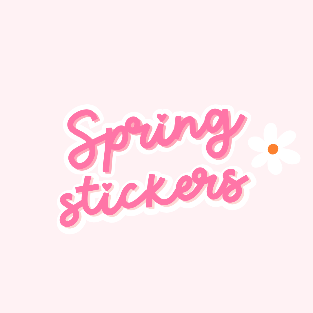 Spring Stickers – Paper Hearts Planner Co.