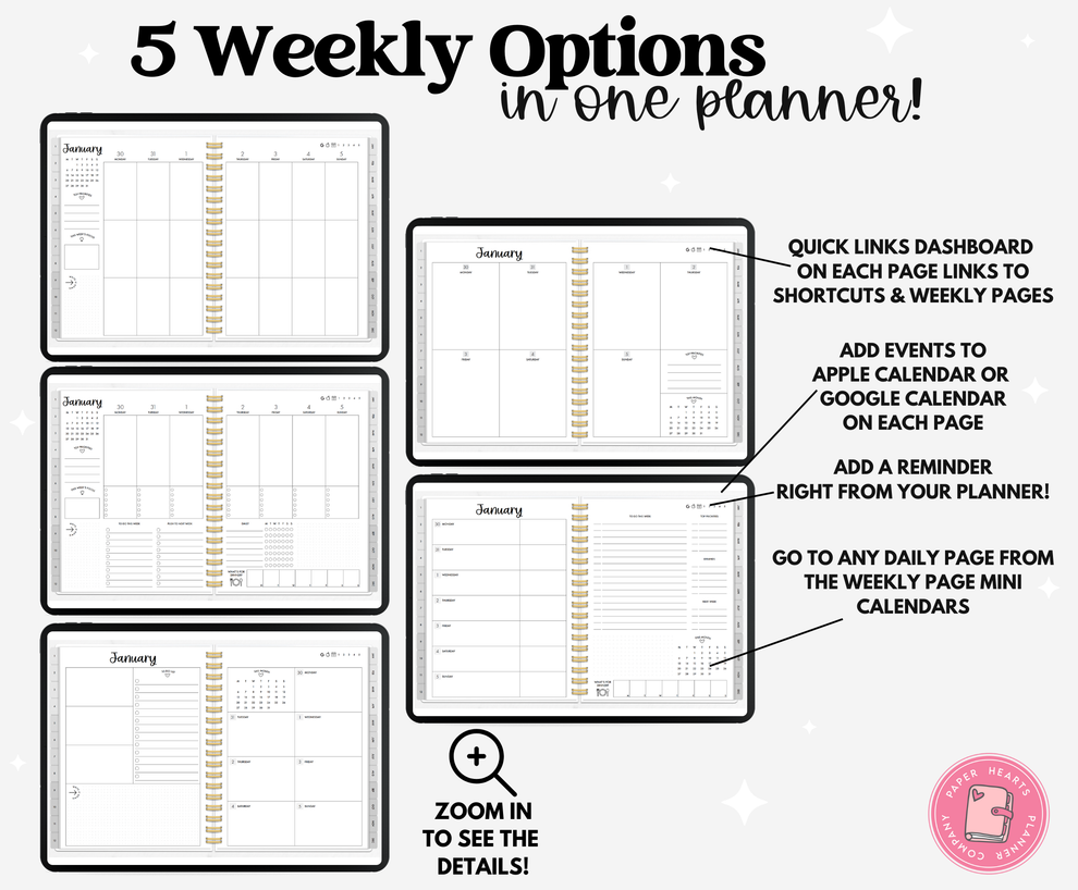 2025 Life Planner – Paper Hearts Planner Co.