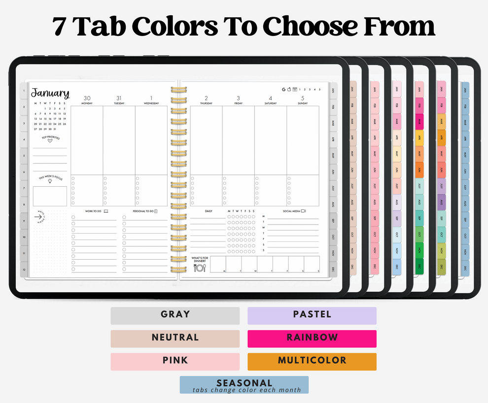 2025 Life Planner – Paper Hearts Planner Co.