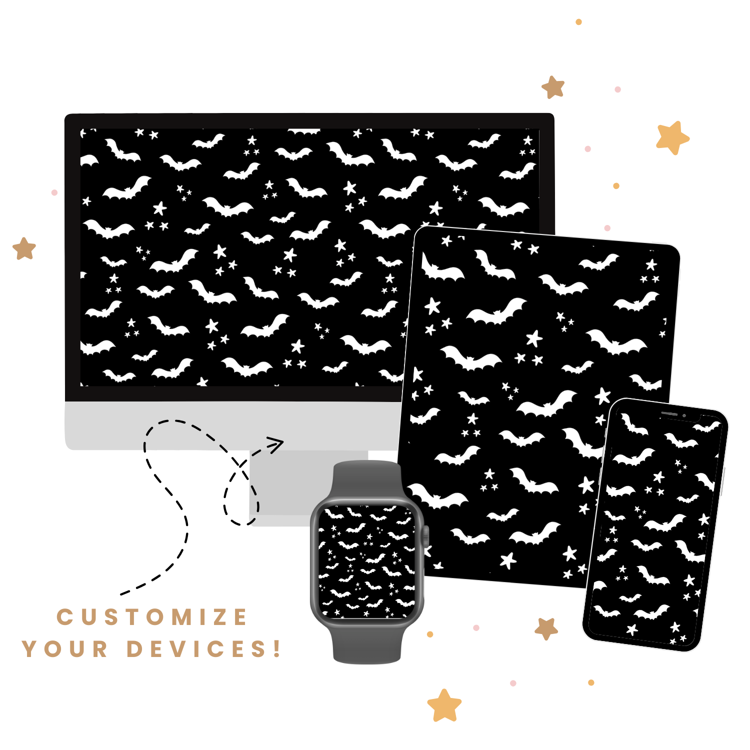 Bats Wallpapers – Paper Hearts Planner Co.