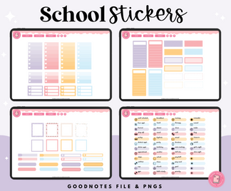 Back To School Pastel Stickers – Paper Hearts Planner Co.