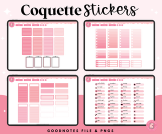 Coquette Stickers – Paper Hearts Planner Co.