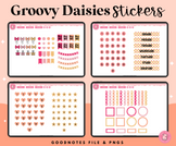 Groovy Daisies Stickers – Paper Hearts Planner Co.