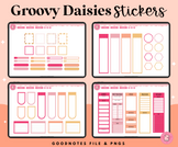 Groovy Daisies Stickers – Paper Hearts Planner Co.