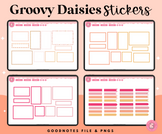 Groovy Daisies Stickers – Paper Hearts Planner Co.