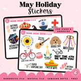 May Holidays Stickers – Paper Hearts Planner Co.