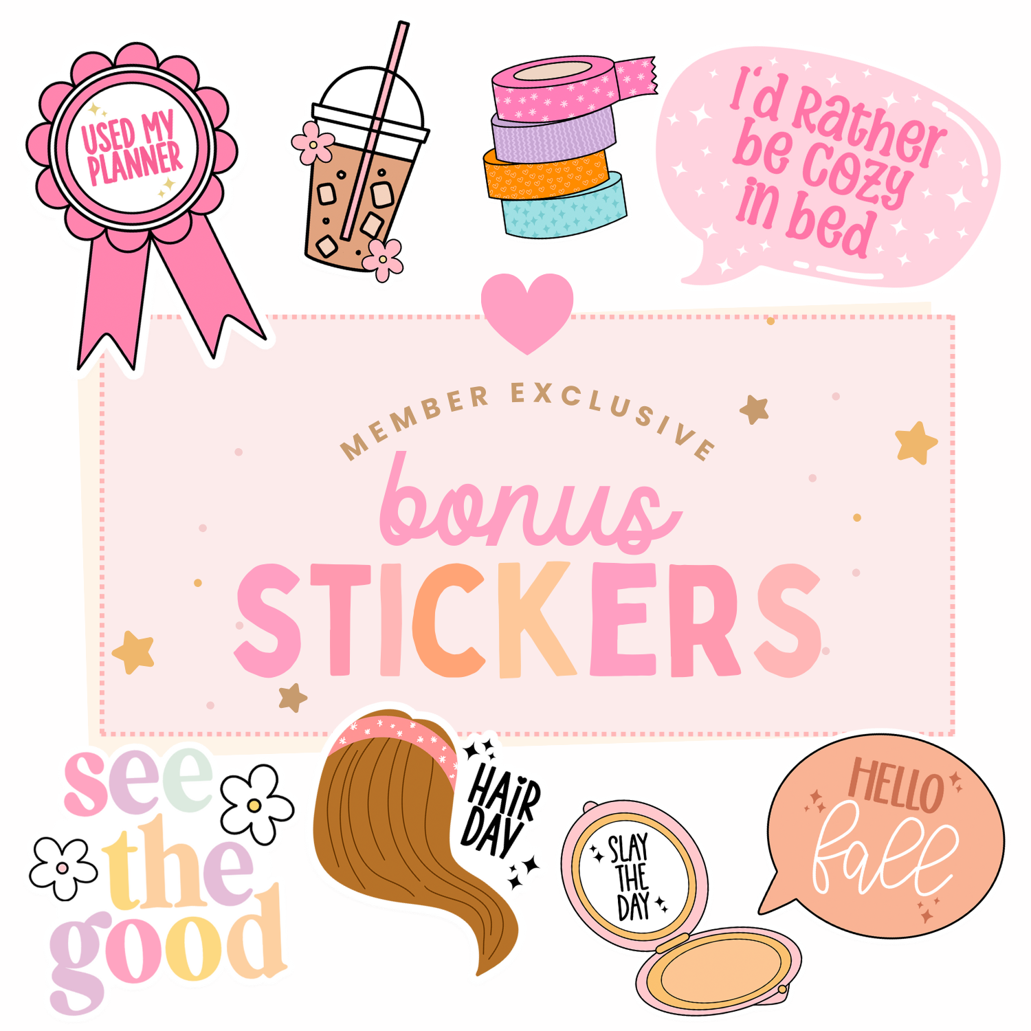 Sticker Club Bonus Set – Paper Hearts Planner Co.